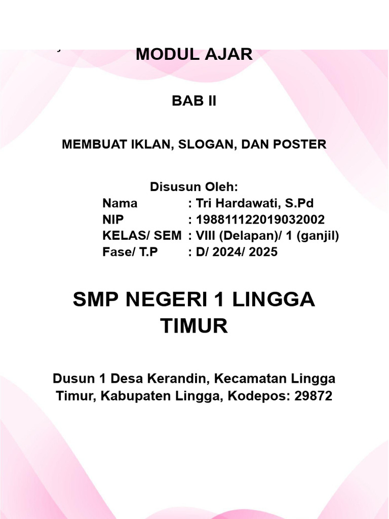 Modul Ajar Iklan | PDF