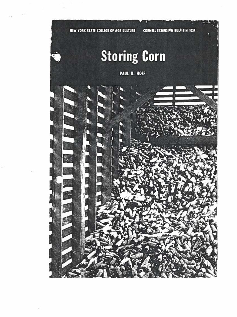 Storing Corn in Cribs | PDF