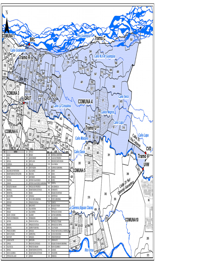 Barrios Comuna 4 | PDF