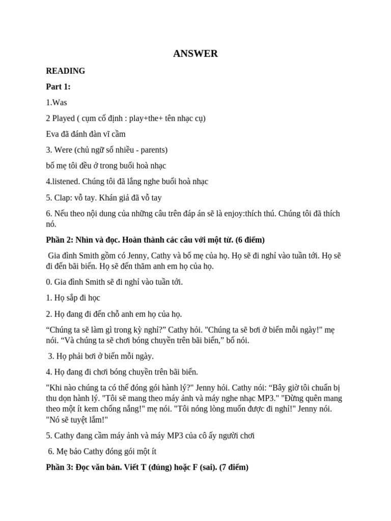 ANSWER | PDF