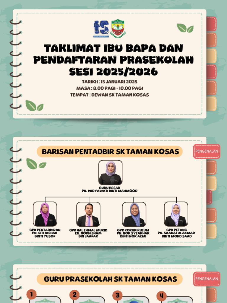 Taklimat Pendaftaran - 20250115 - 071444 - 0000 | PDF