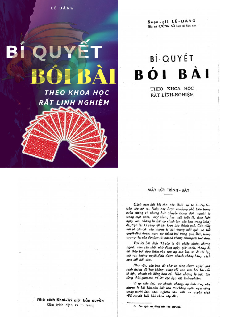 Bi Quyet Boi Bai Le Dang | PDF