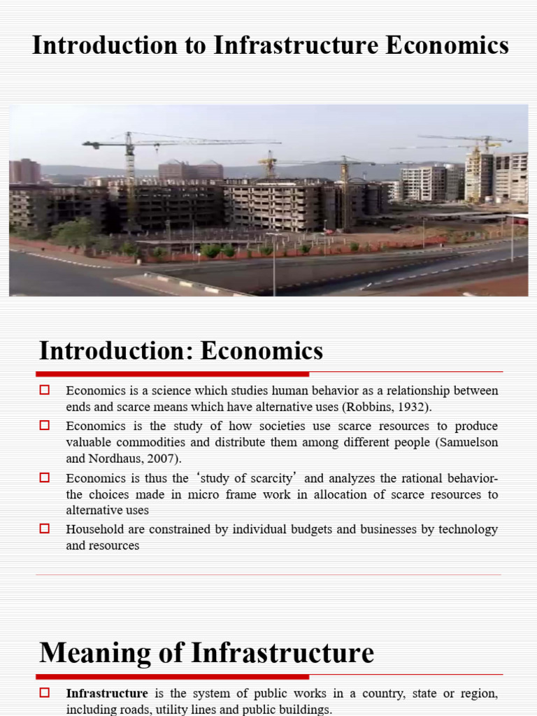 A. Introduction Infrastructure | PDF | Externality | Infrastructure