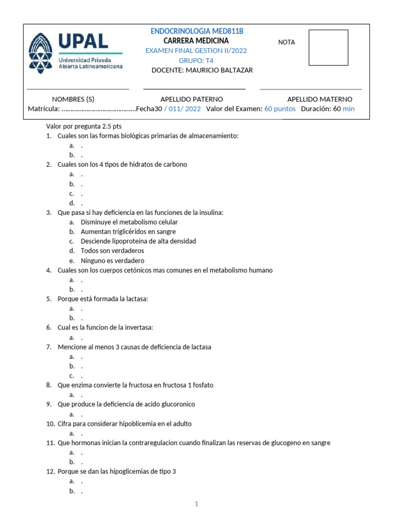 Endo Final | PDF | Glucógeno | Metabolismo