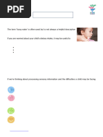 SOS Steps To Eating Info Packet Final | PDF | Foods | Meal