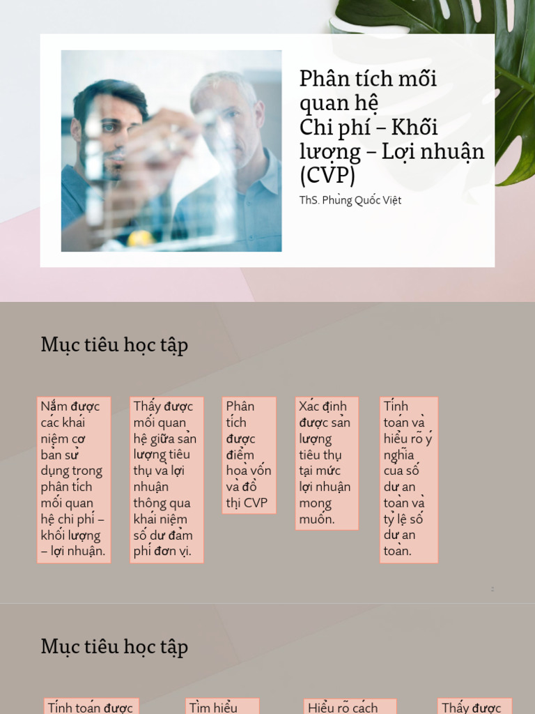 3. Phan tich moi quan he CVP 1 | PDF