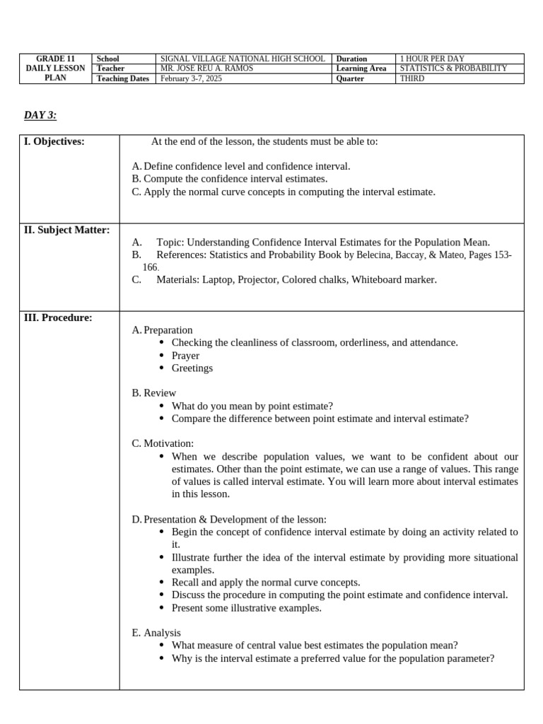 Understanding Confidence Intervals in Statistics | PDF | Confidence ...