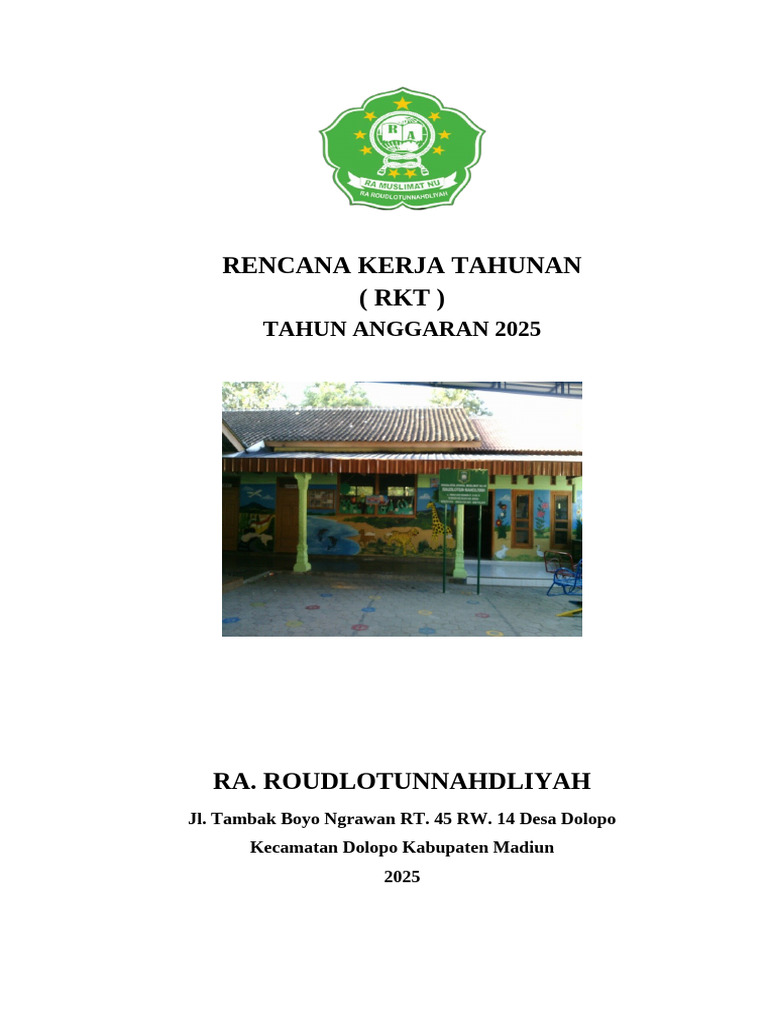 Rencana Kerja Tahunan (RKT) Terbaru | PDF