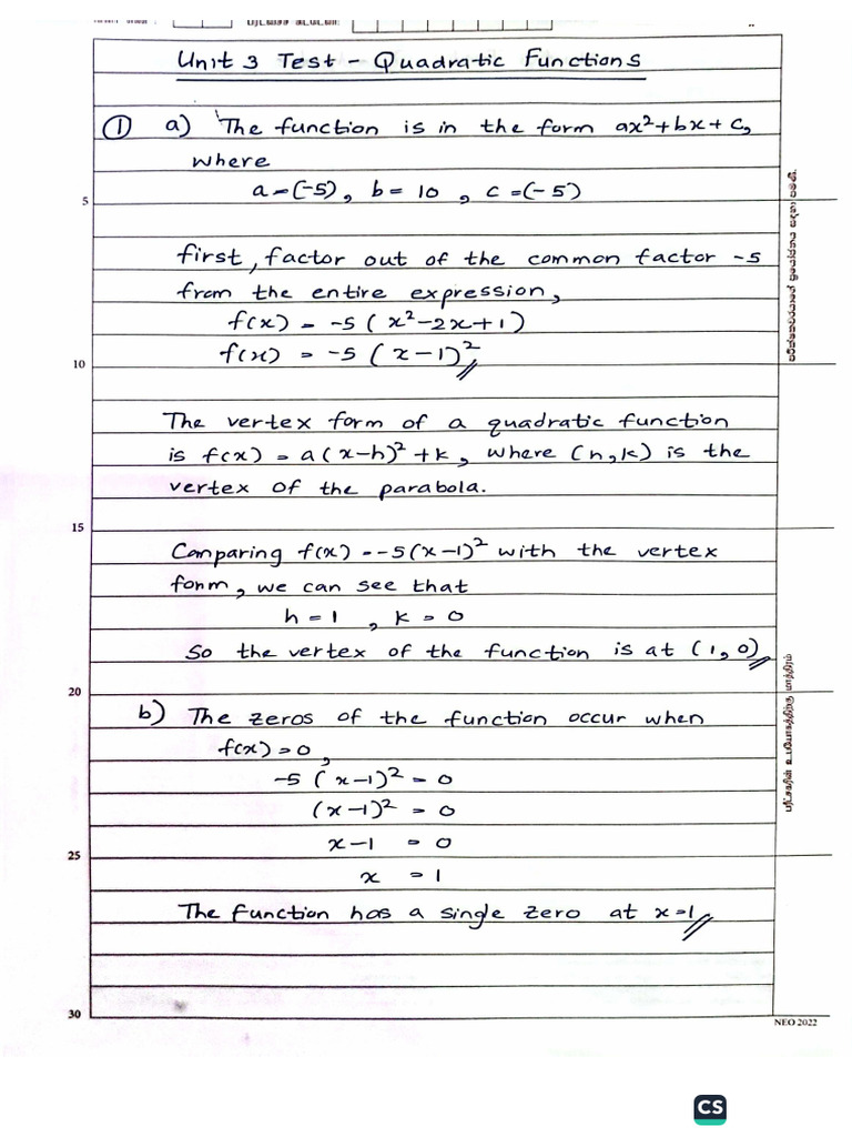 Unit 3 Answers | PDF
