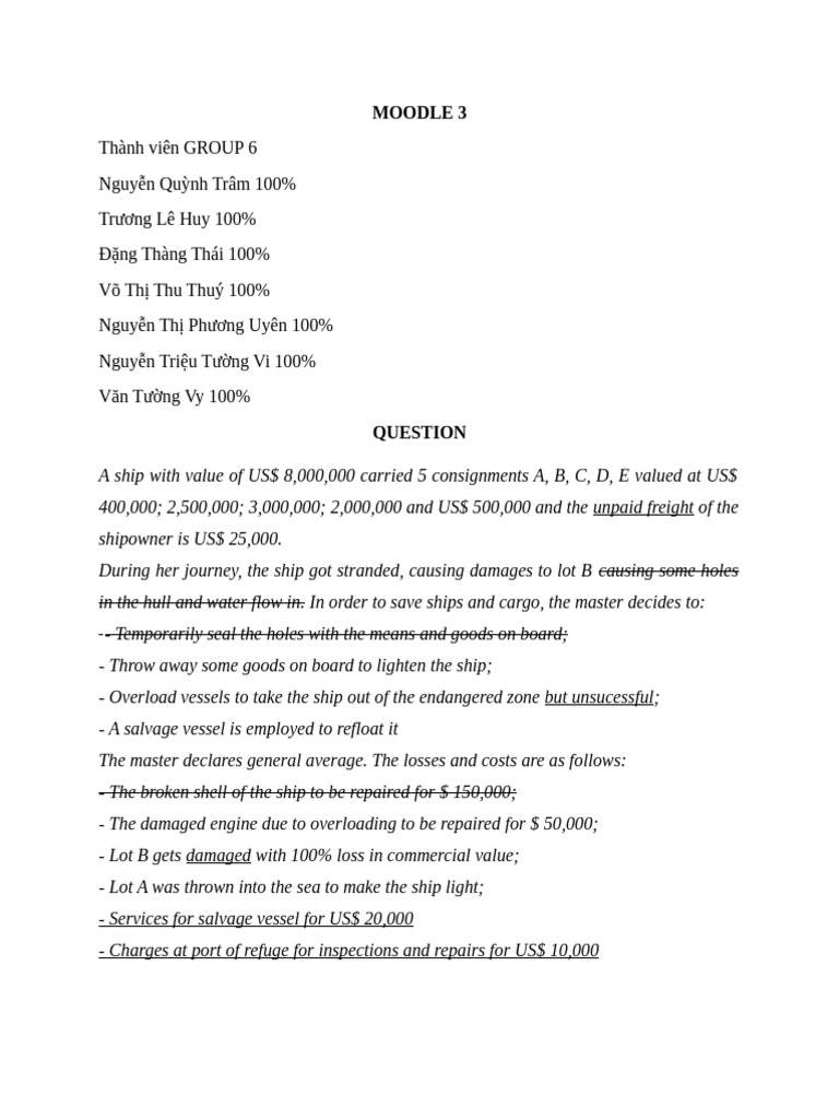 [MOODLE3].[GROUP6] (1) | PDF | Shipping | Water Transport