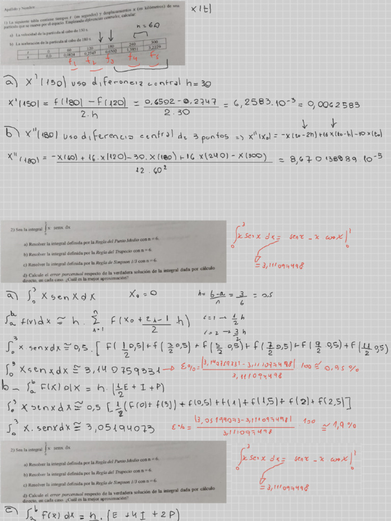 Ejercicios 2do Parcial (Continuación) | PDF