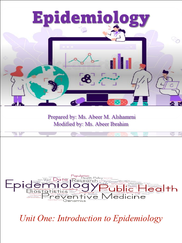 Unit 1 PPT Epidmology Ms - Abeer | PDF | Epidemiology | Relative Risk