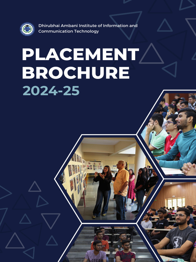 DA-IICT Placement Brochure 2024-25 | PDF | Teaching Mathematics ...