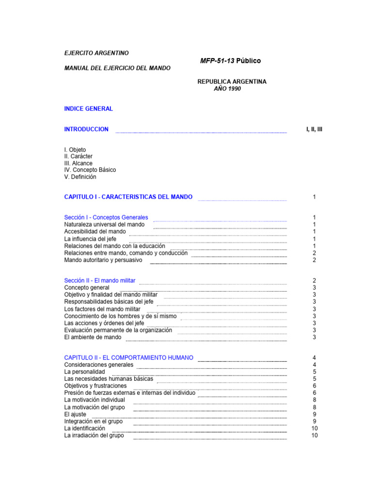 Manual Del Ejercicio Del Mando | PDF | Motivación | Motivacional