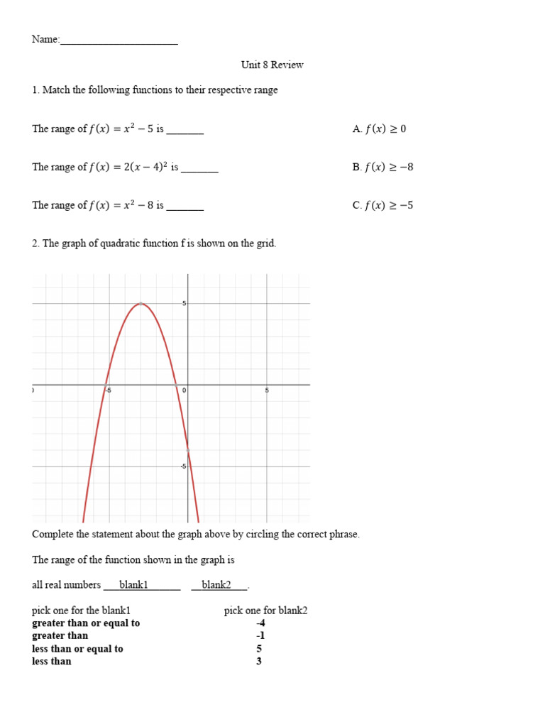 Quadratic Equation Project Review | PDF | Function (Mathematics ...