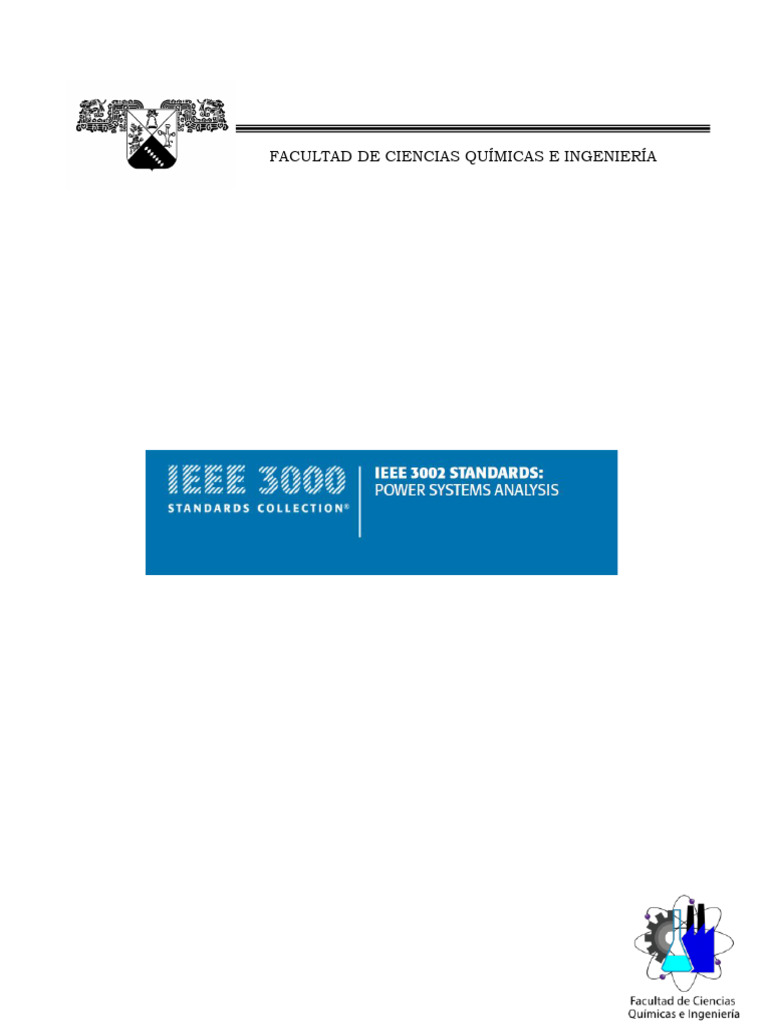 Ensayo IEEE 3002 STANDARDS: ANÁLISIS DE SISTEMAS ELÉCTRICOS DE POTENCIA ...