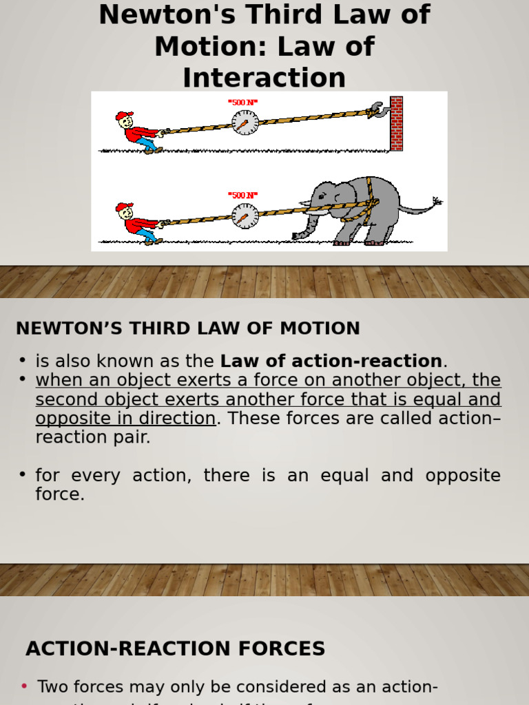 Newton S 3rd Law Pdf Force Temporal Rates