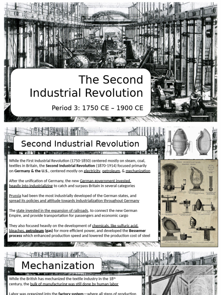 Notebook Page 31 - Second Industrial Revolution | PDF | Canal ...