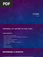 CCMA 7.11 Referral Form Conciliation | PDF | Labour Law | Employment