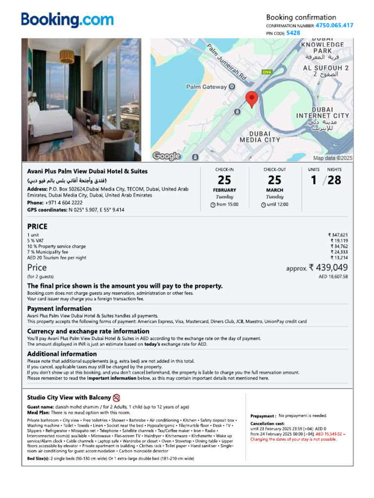 Booking | PDF