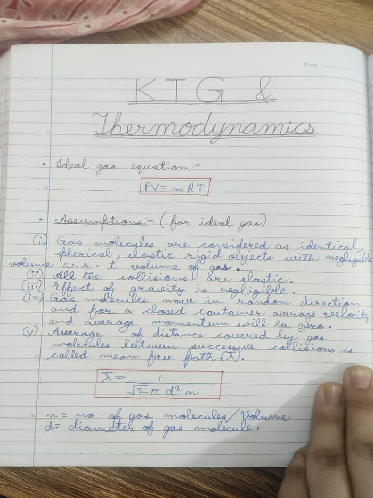 Thermodynamics Notes | PDF