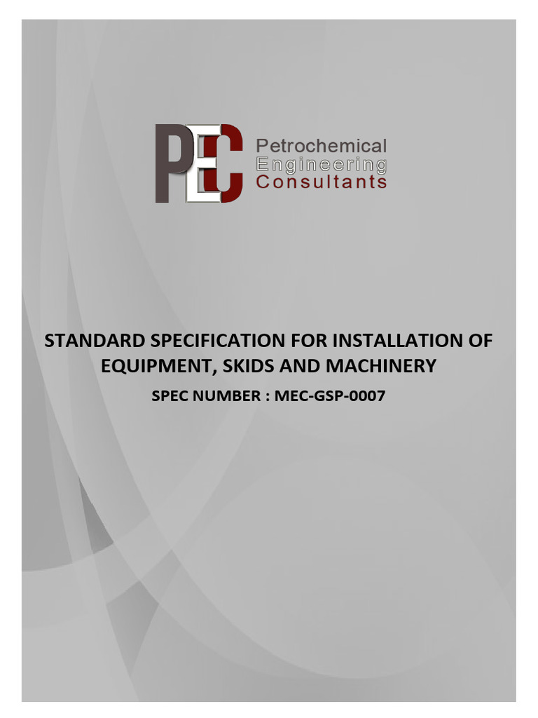 Section 11 - Standard Specification For Pipe Supports | PDF | Specification (Technical Standard ...