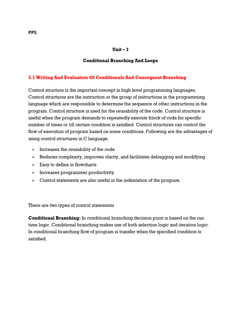 pps3 240805133519 90285354 | PDF | Control Flow | Computer Engineering