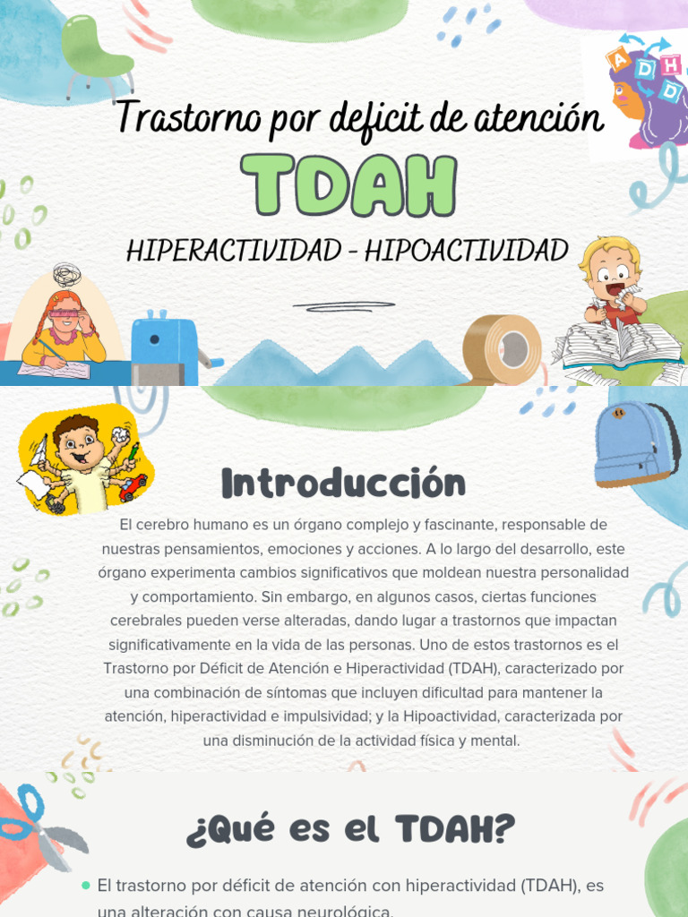 6.trastorno Por Deficit de Atención e Hiperactividad | PDF | Desorden hiperactivo y deficit de ...
