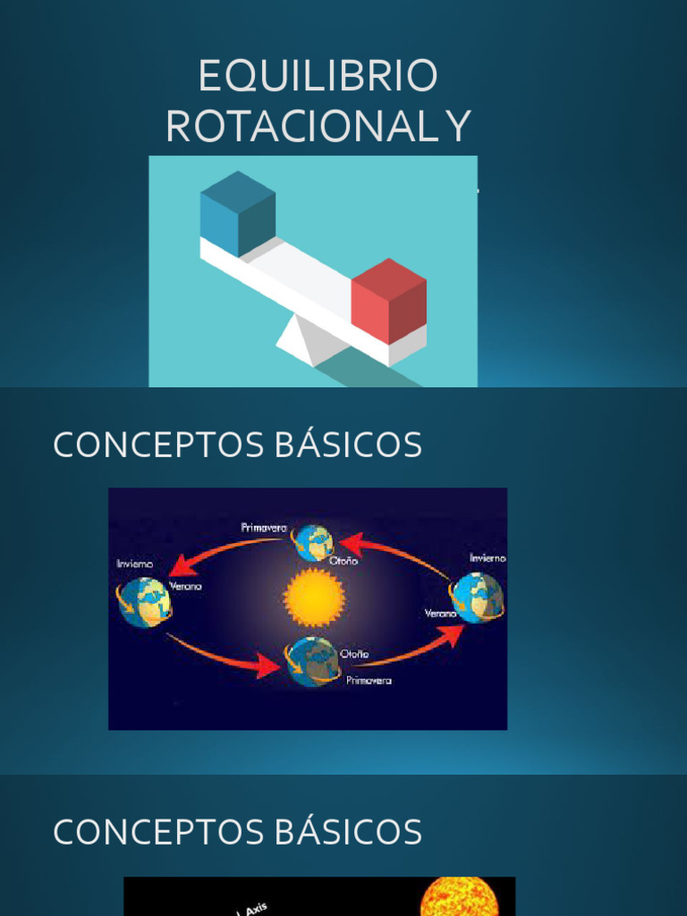 Equilibrio Rotacional y Traslacional | PDF