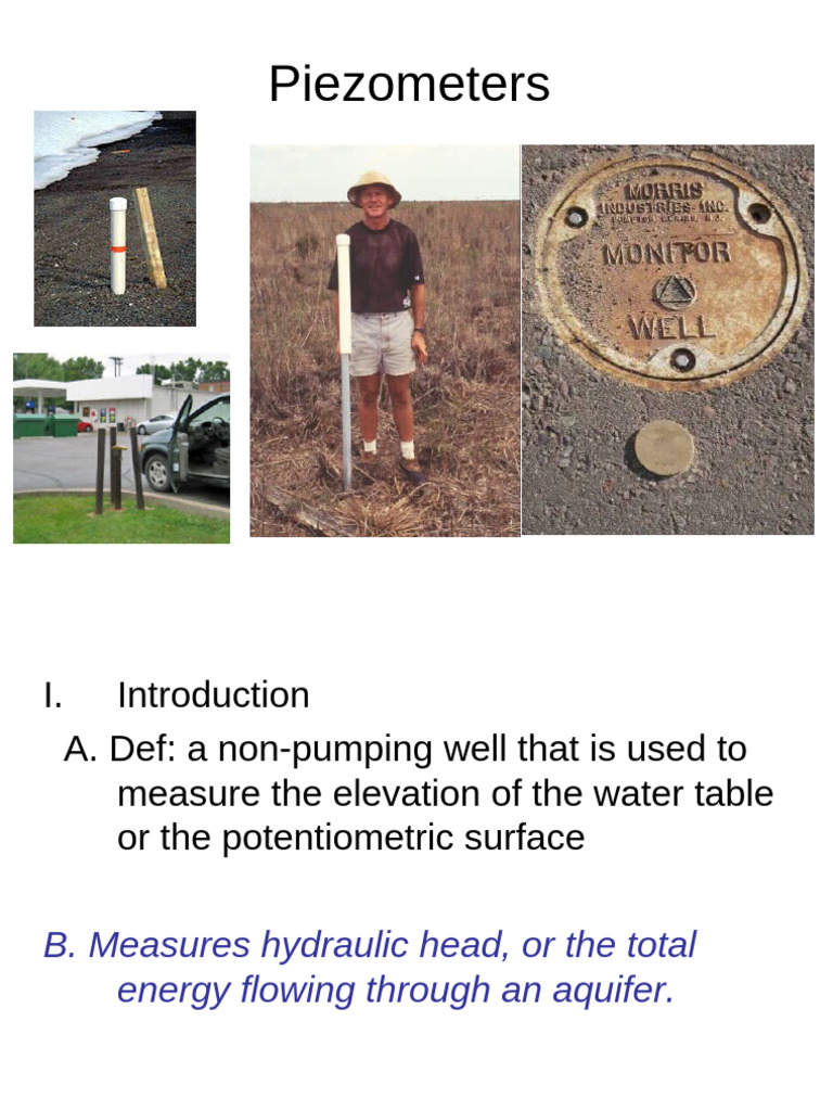 Piezometers | PDF