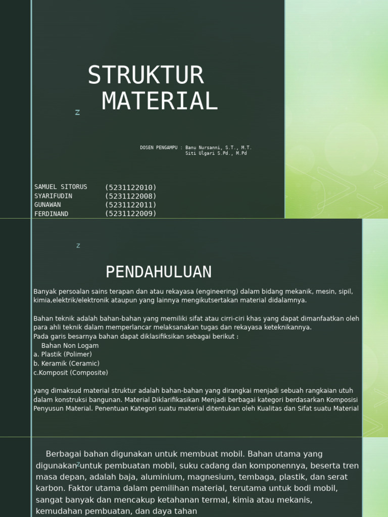 Material Struktur dan Aplikasinya | PDF