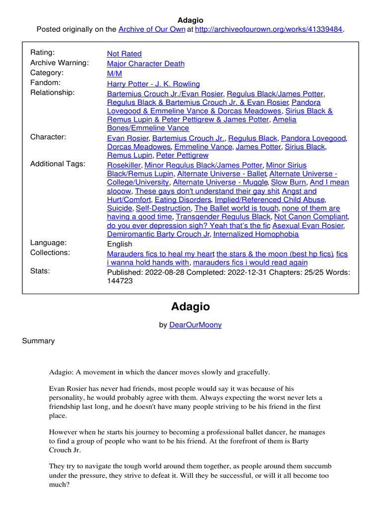 Adagio | PDF