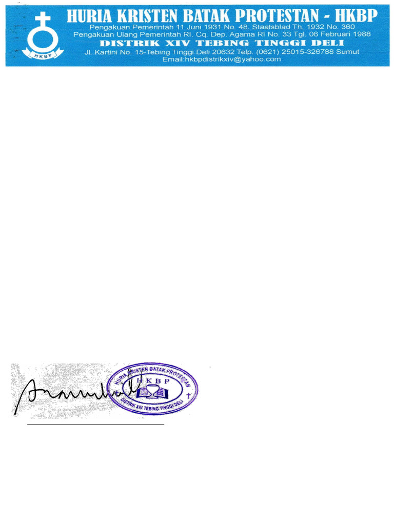 No. 27 Undangan Bona Taon 2025 HKBP Distrik XIV TTD | PDF