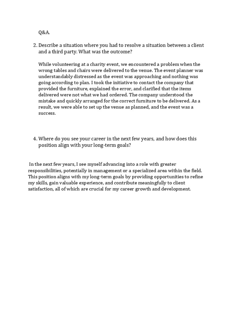 Conflict Resolution and Career Goals | PDF