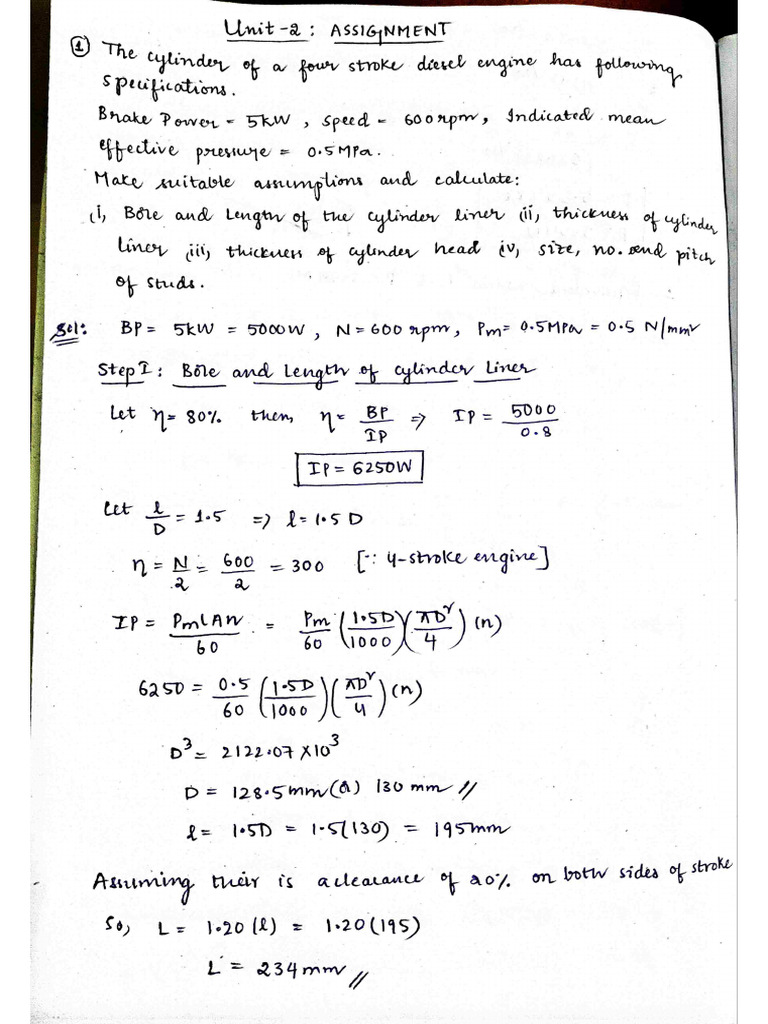 Cylinder IC Engine | PDF
