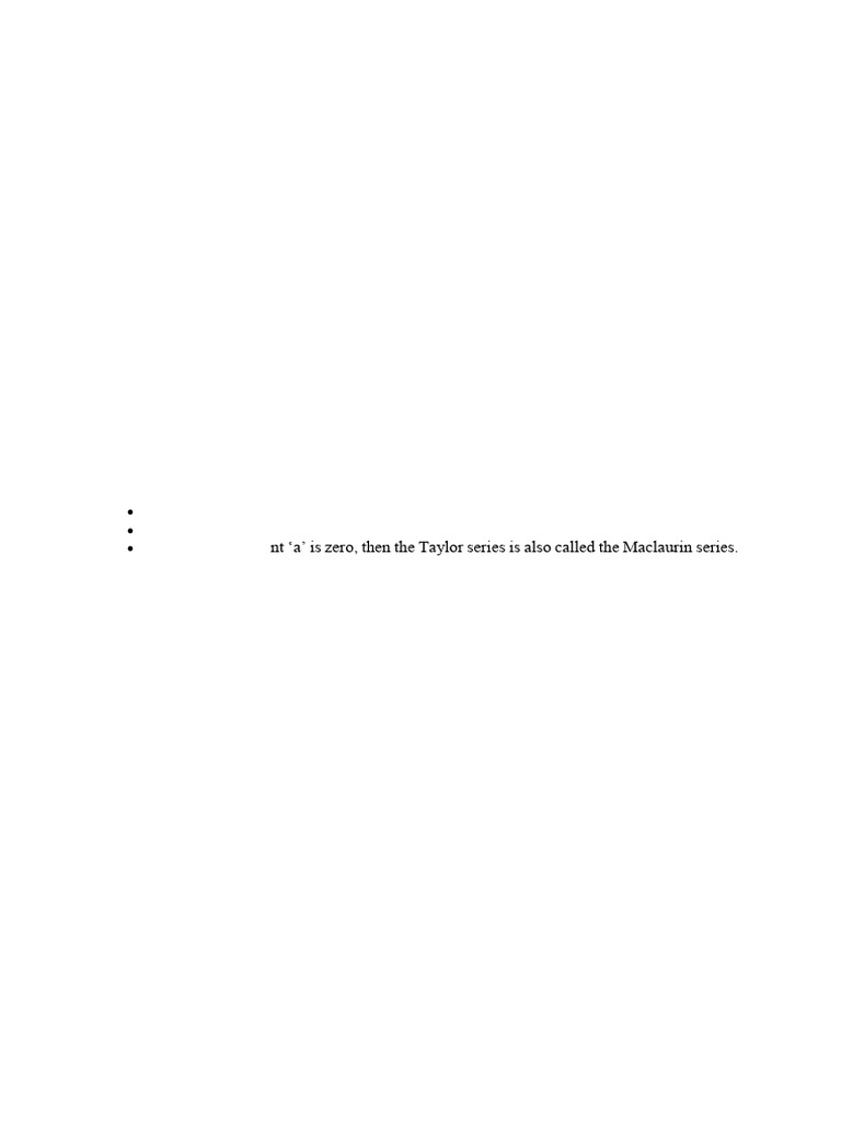 Understanding Taylor Series Basics | PDF | Function (Mathematics ...