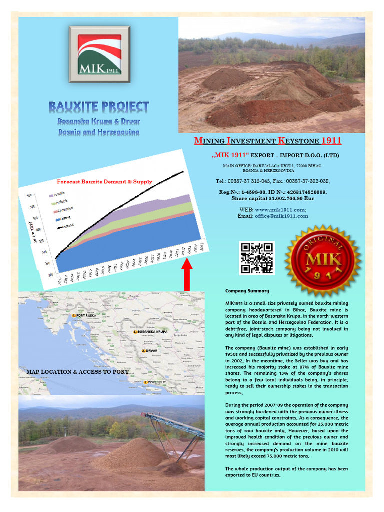 Bauxite Presentation 25.04.2015 | PDF | Euro | Mining