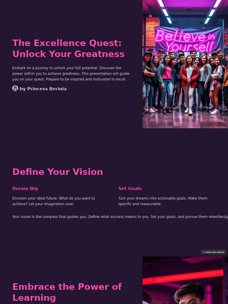 The-Excellence-Quest-Unlock-Your-Greatness | PDF | Knowledge | Mentorship