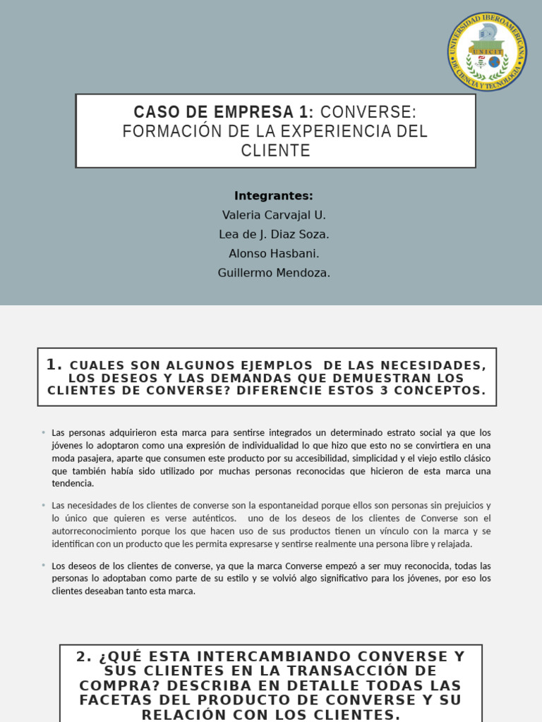 Estrategia de Cliente de Converse | PDF | Marca | Marketing