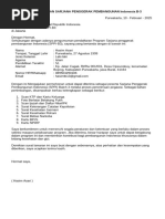 FORMAT-Surat Lamaran BGN | PDF