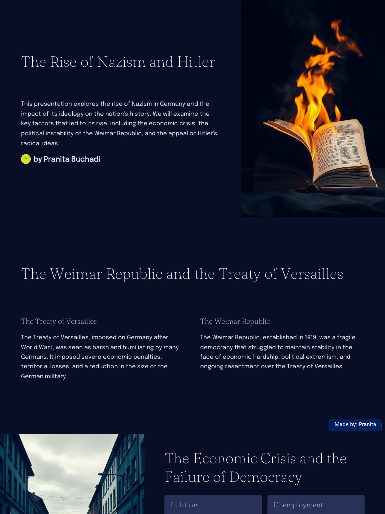 Nazism-and-The-Rise-of-Hitler Class 9 | PDF | Weimar Republic | Nazi ...