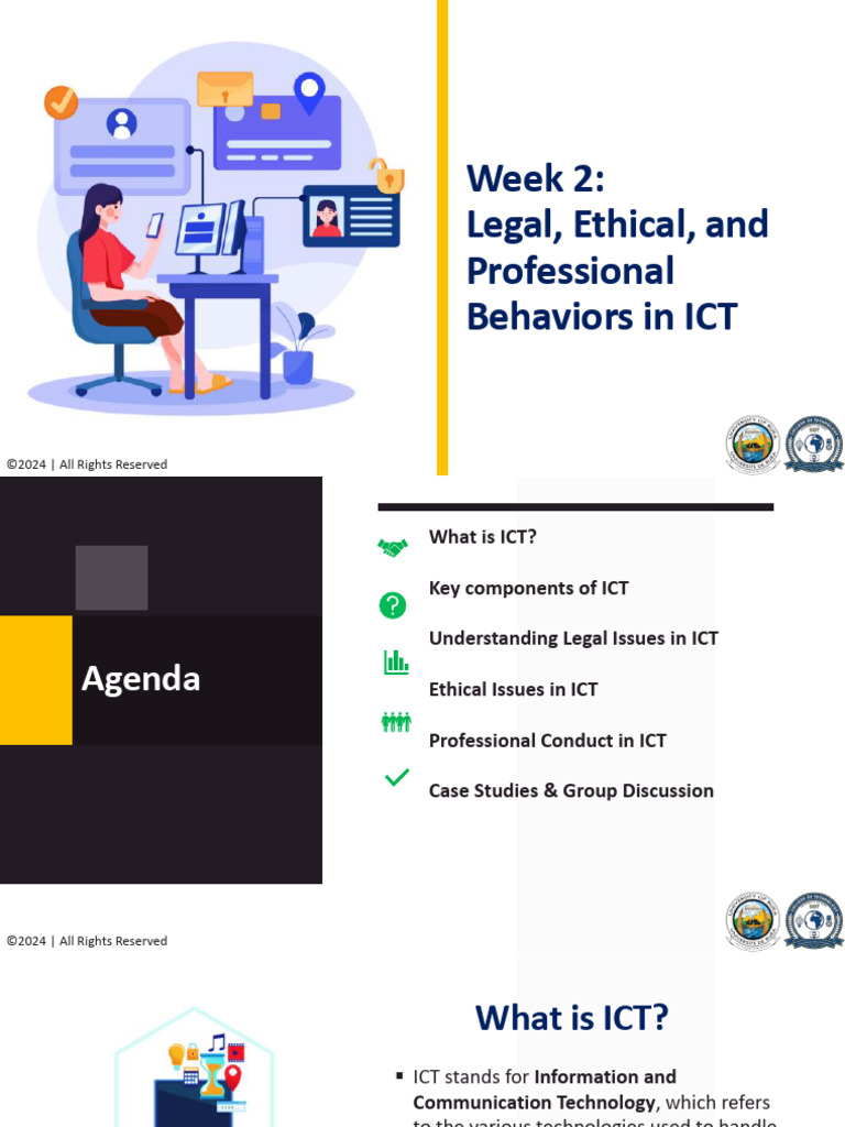 Week 2 Legal, Ethical, and Professional Behaviors in ICT (1) - Copie - Copie | PDF | Malware ...