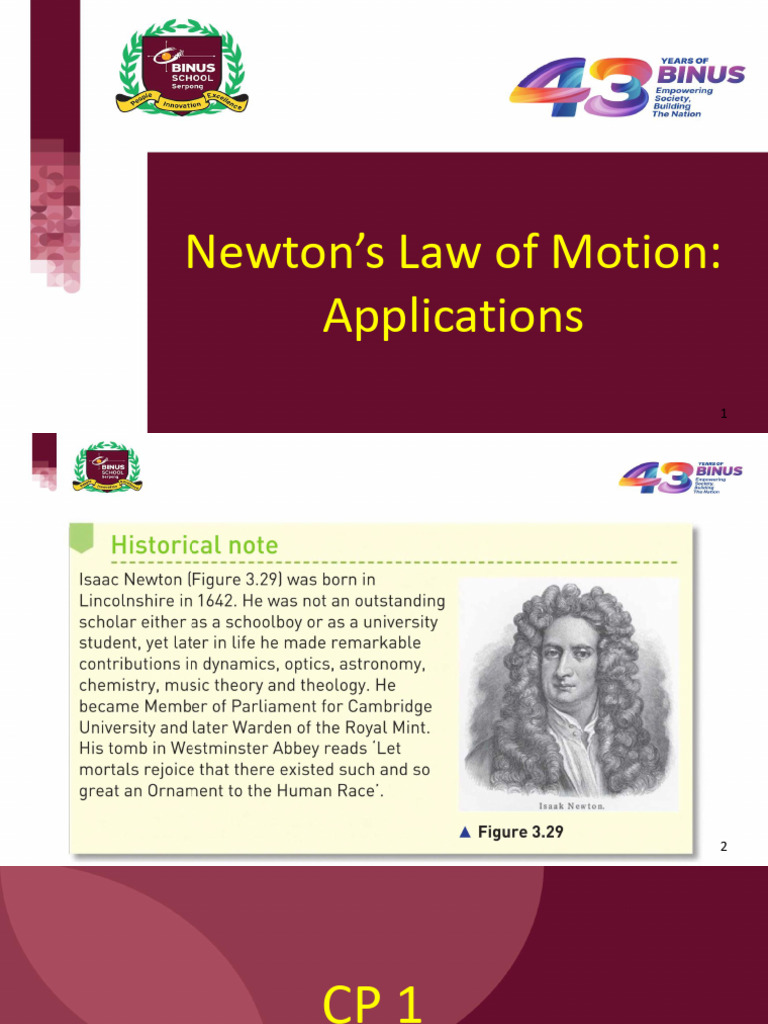 Y17 - MECHANICS CH 4 Newton's Law-Applications - Students | PDF ...