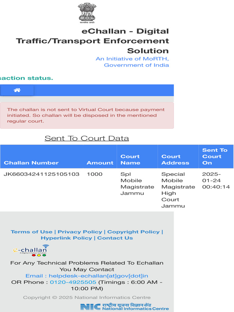 Ministry of Road Transport and Highways | PDF