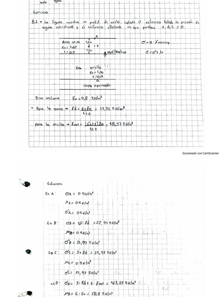 Ejercicios Suelos Parcial 4 | PDF