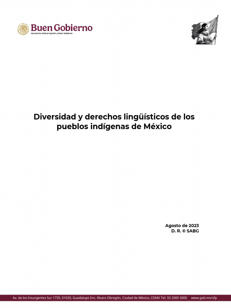 Diversidad y Derechos Lingüísticos Indígenas | PDF | México | Dialecto