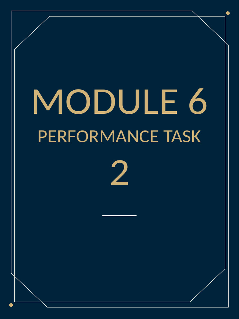 Module 6 | PDF