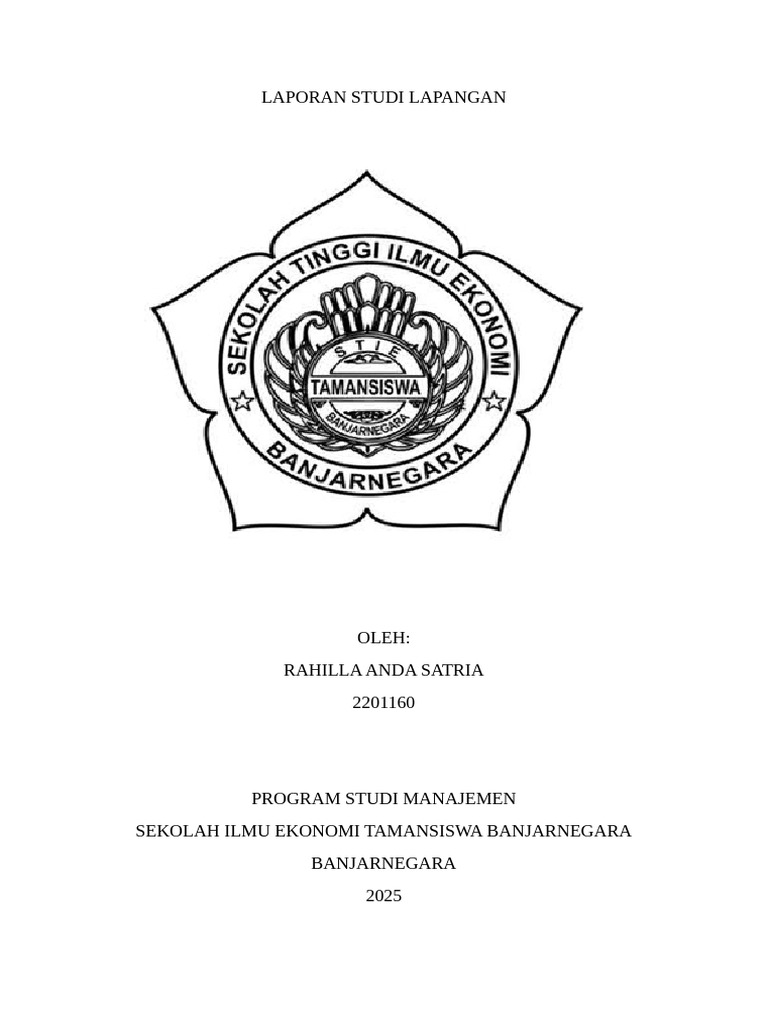 Laporan Studi Lapangan | PDF