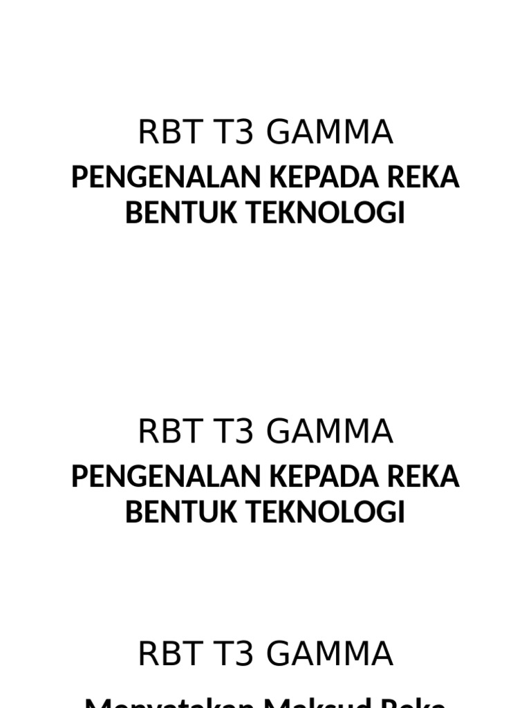 RBT T3 Bab 1 1.1.1 Menyatakan Maksud Reka Bentuk Mekatronik | PDF