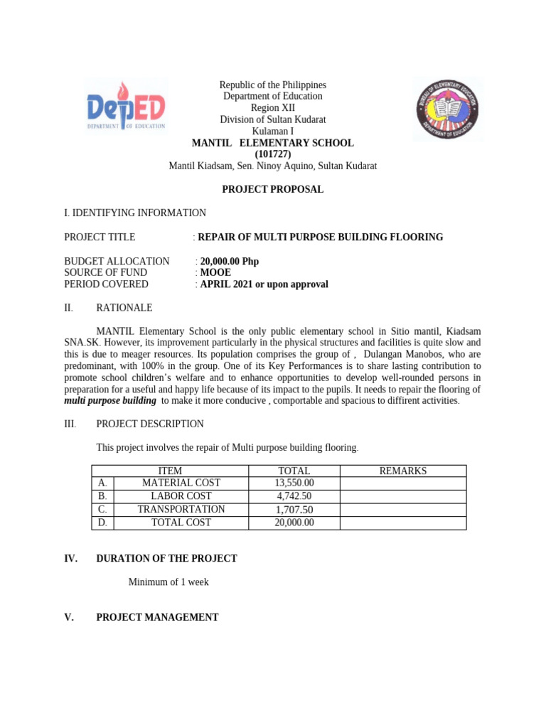 PROJECT PROPOSALS OF IGP 2024-2025 | PDF